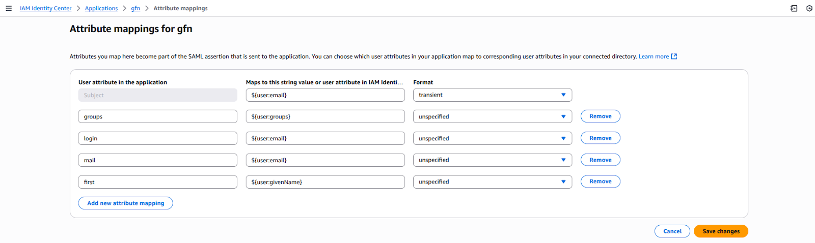 Signing into Amazon Managed Grafana with SAML-based IAM Identity Center