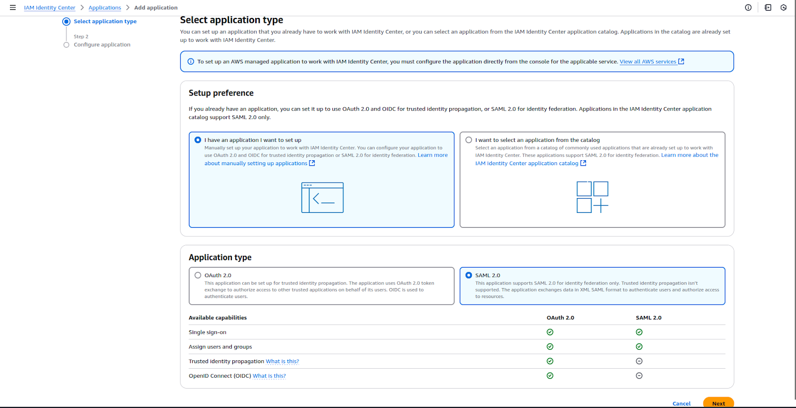 Set up SSO with AWS VPN client with User-Based Authentication